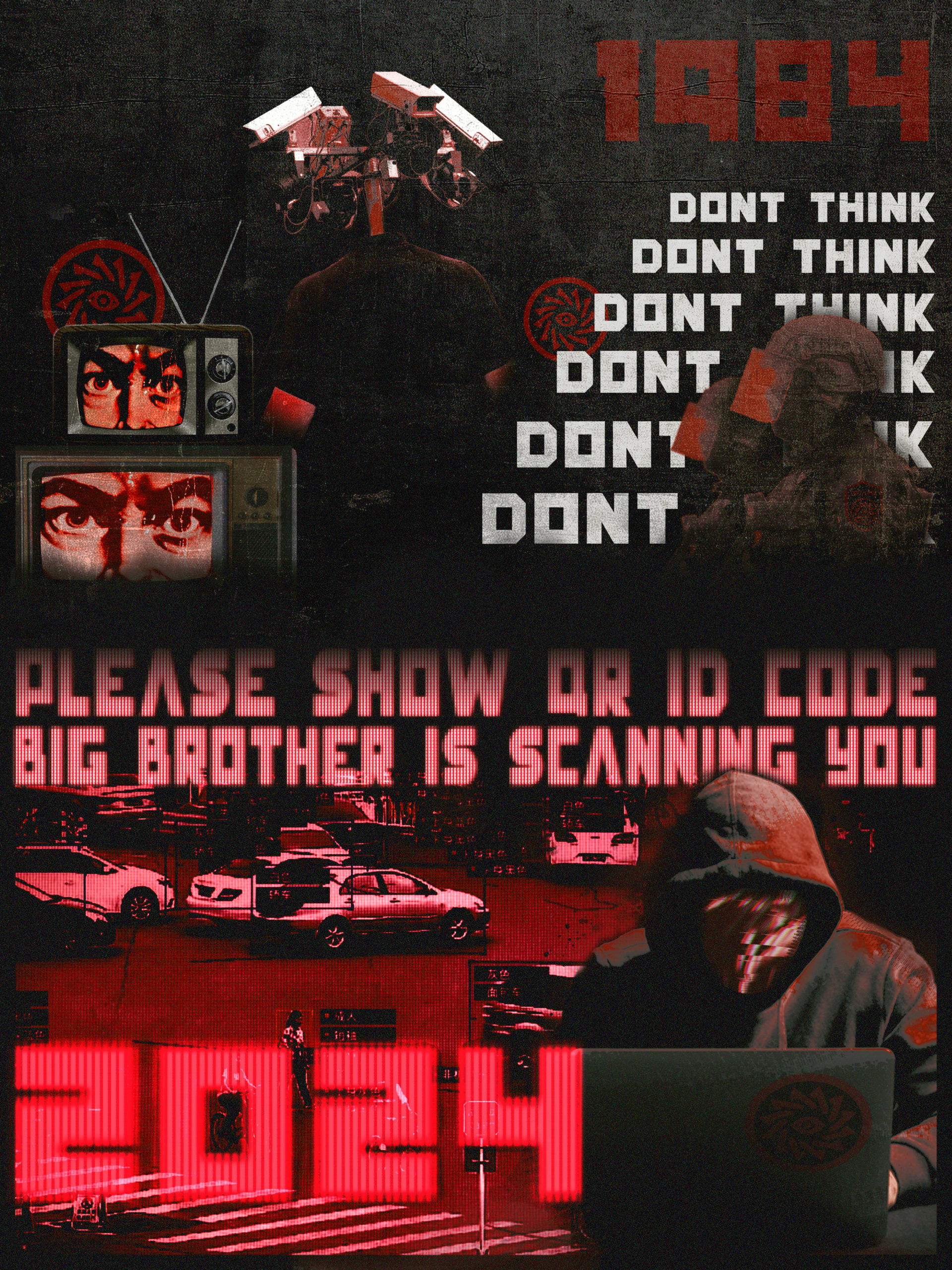 Affiche 1984 / 2024 - Vincent Effantin